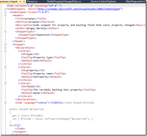INotifyPropertyChanged, WinRT and Shortcuts – Sergey Barskiy’s Blog